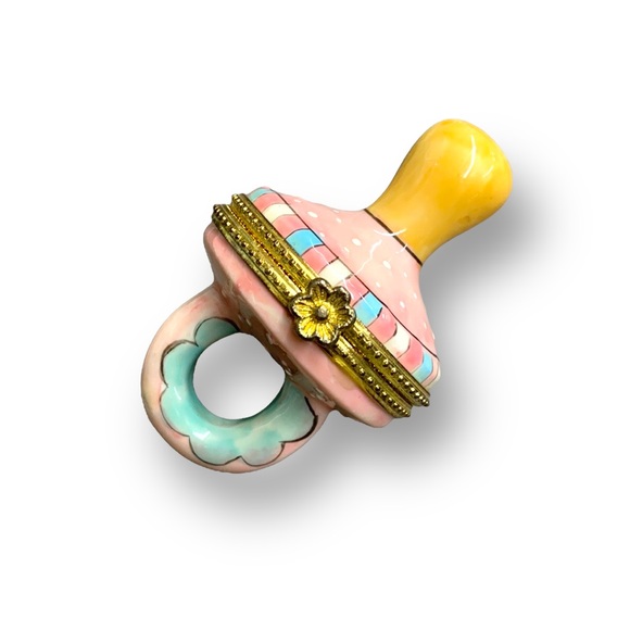 Accents | Vintage Porcelain Hinged Pacifier Box | Poshmark